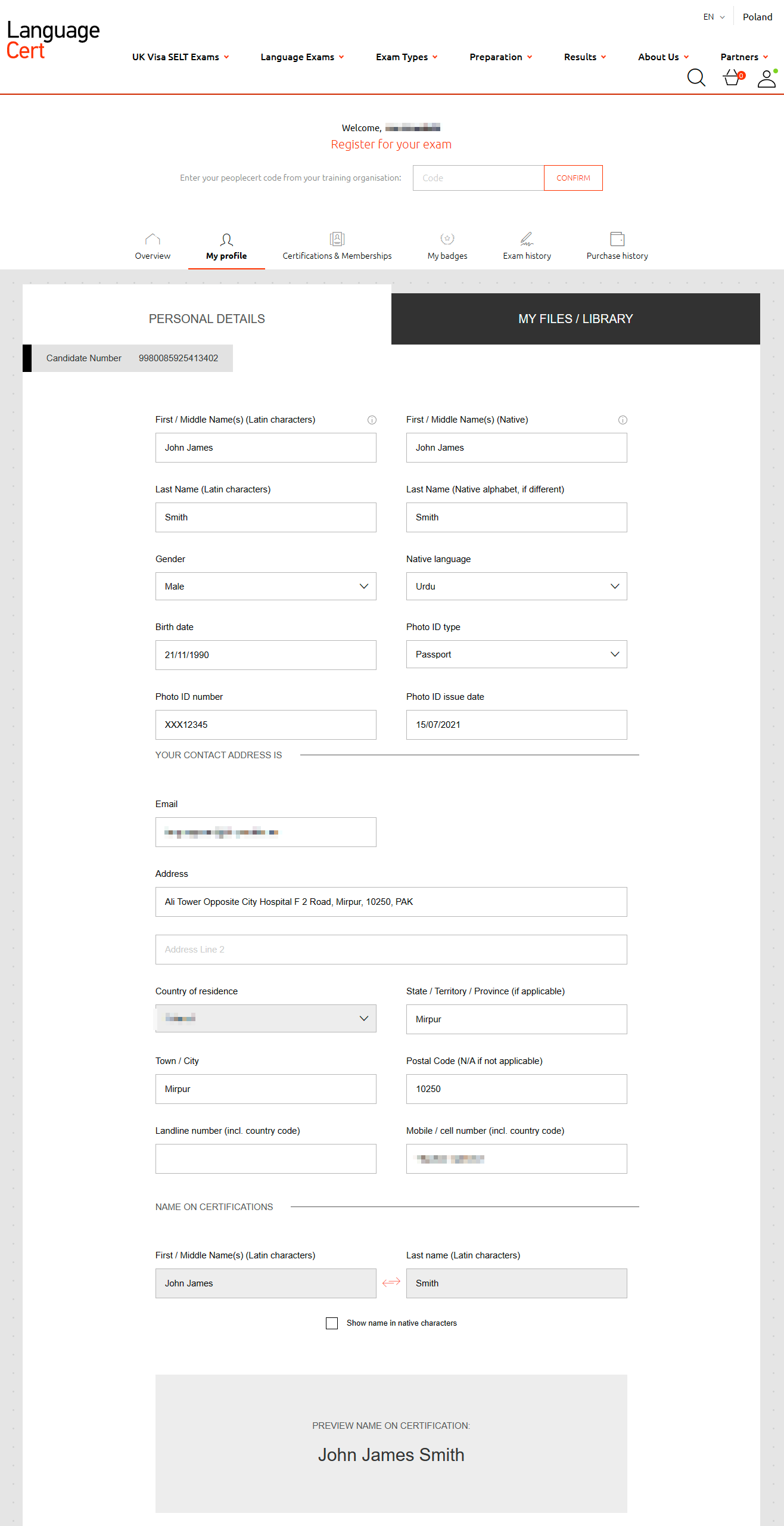 LanguageCert ESOL Promo Code Registration – Education & Testing